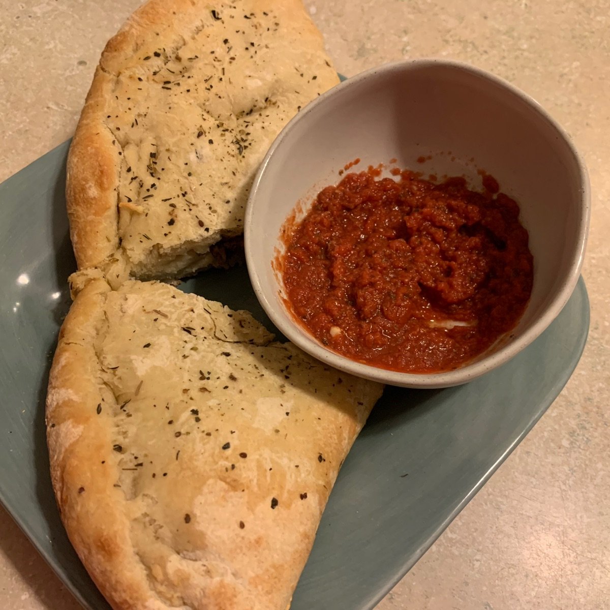 Sausage Calzone from Chicago House of ‘Za - Vegan Product Reviews ...