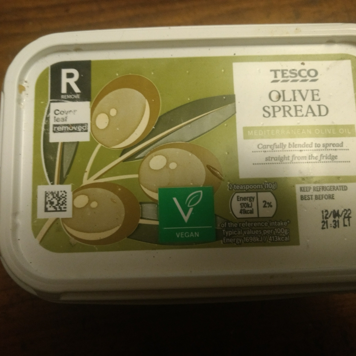 Olive Spread from Tesco - Vegan Product Reviews & Ratings | abillion