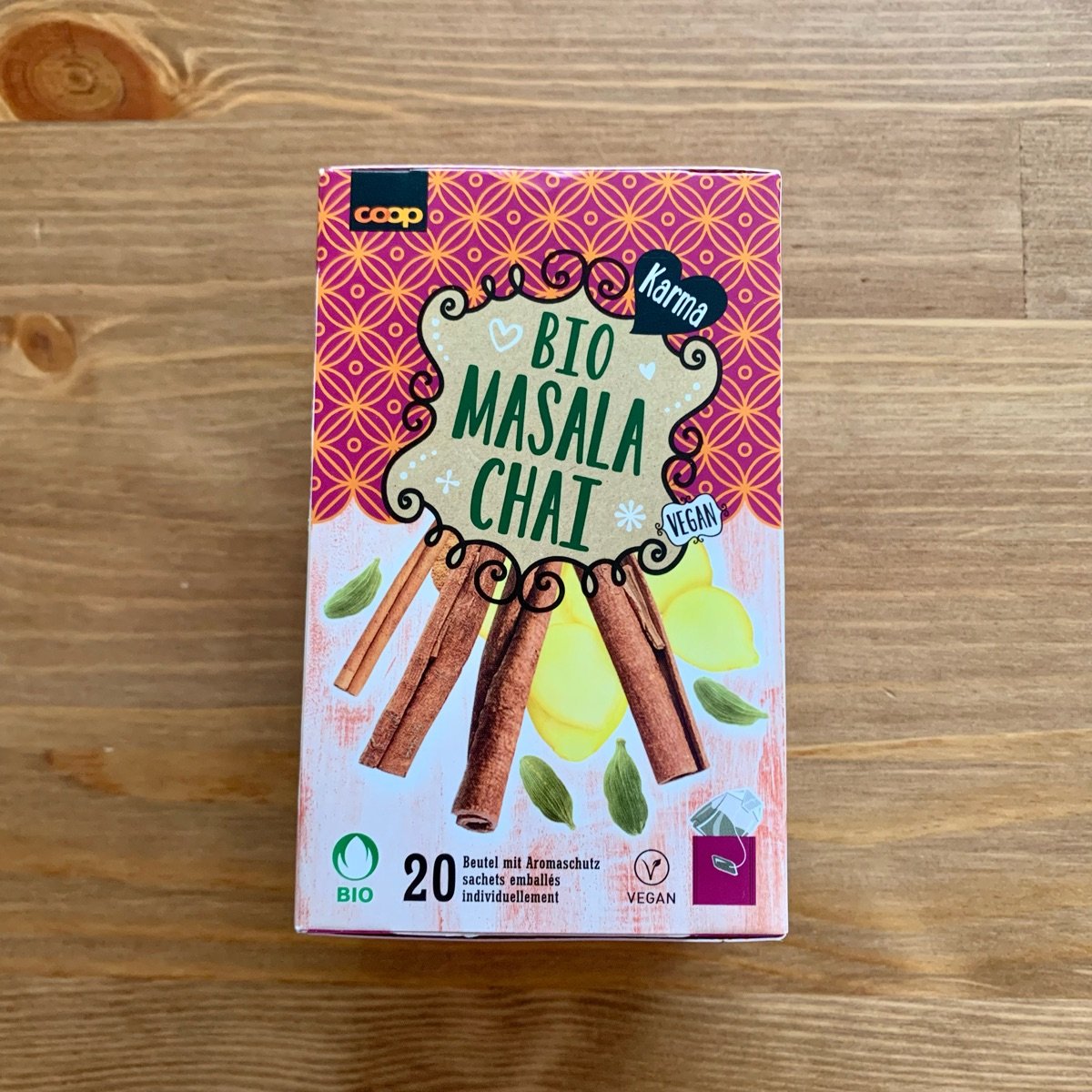 Bio Masala Chai from Karma - Vegan Product Reviews & Ratings | abillion