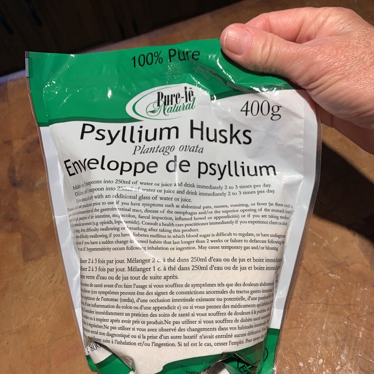 Psyllium husks from Pure-Lē Natural - Vegan Product Reviews & Ratings ...