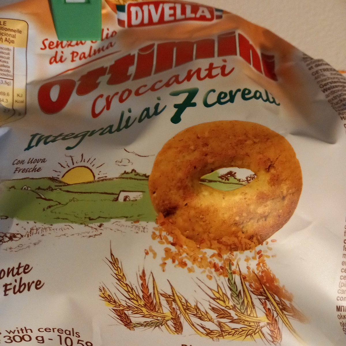 Biscotti ottimini croccanti ai 7 cereali from Divella - Vegan Product ...