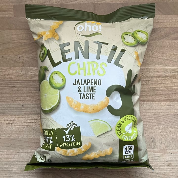 Oho! Jalepeno & Lime Lentil Chips Review | abillion