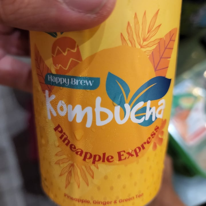 Happy Brew Kombucha Pineapple Express Review | abillion