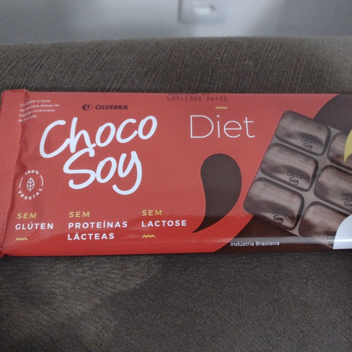 Choco soy Chocolate Em Barra from Olvebra - Vegan Product Reviews ...