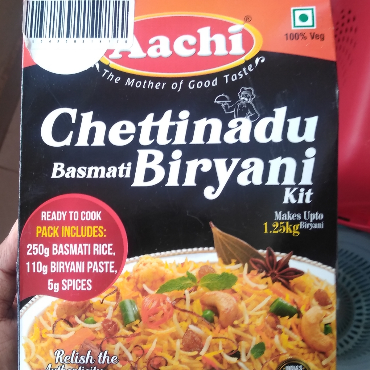 Chettinadu Basmati Biryani Kit from Aachi Foods - Vegan Product Reviews ...