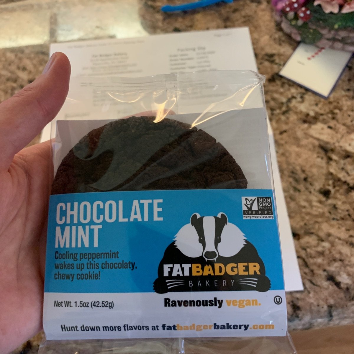 Chocolate Mint Cookie from Fat Badger Bakery - Vegan Product Reviews ...