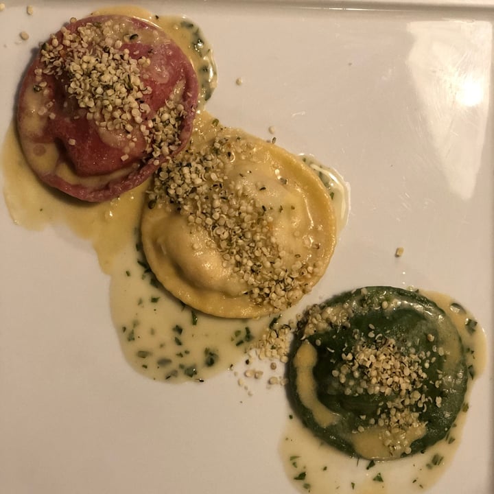 Ristorante Vegano Biologico La Lanterna Verona, Italy Ravioli Rotondi ...