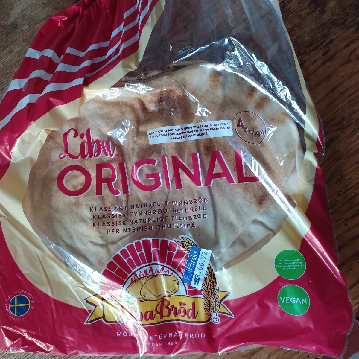 Original thinbread from Liba bröd - Vegan Product Reviews & Ratings | abillion