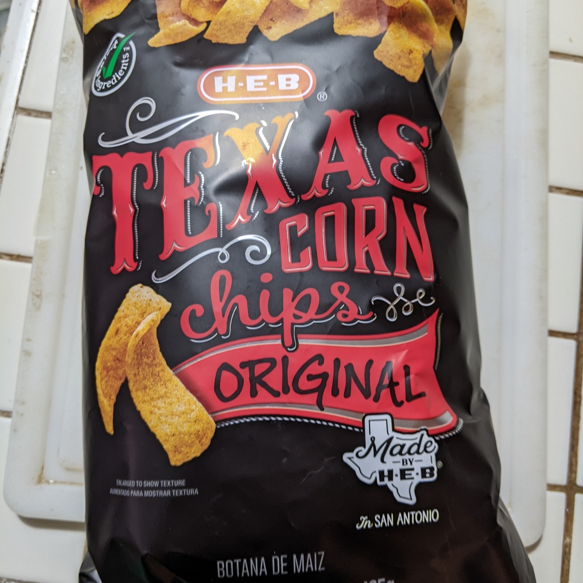 Texas Corn Chips Original from H-E-B - Vegan Product Reviews & Ratings ...