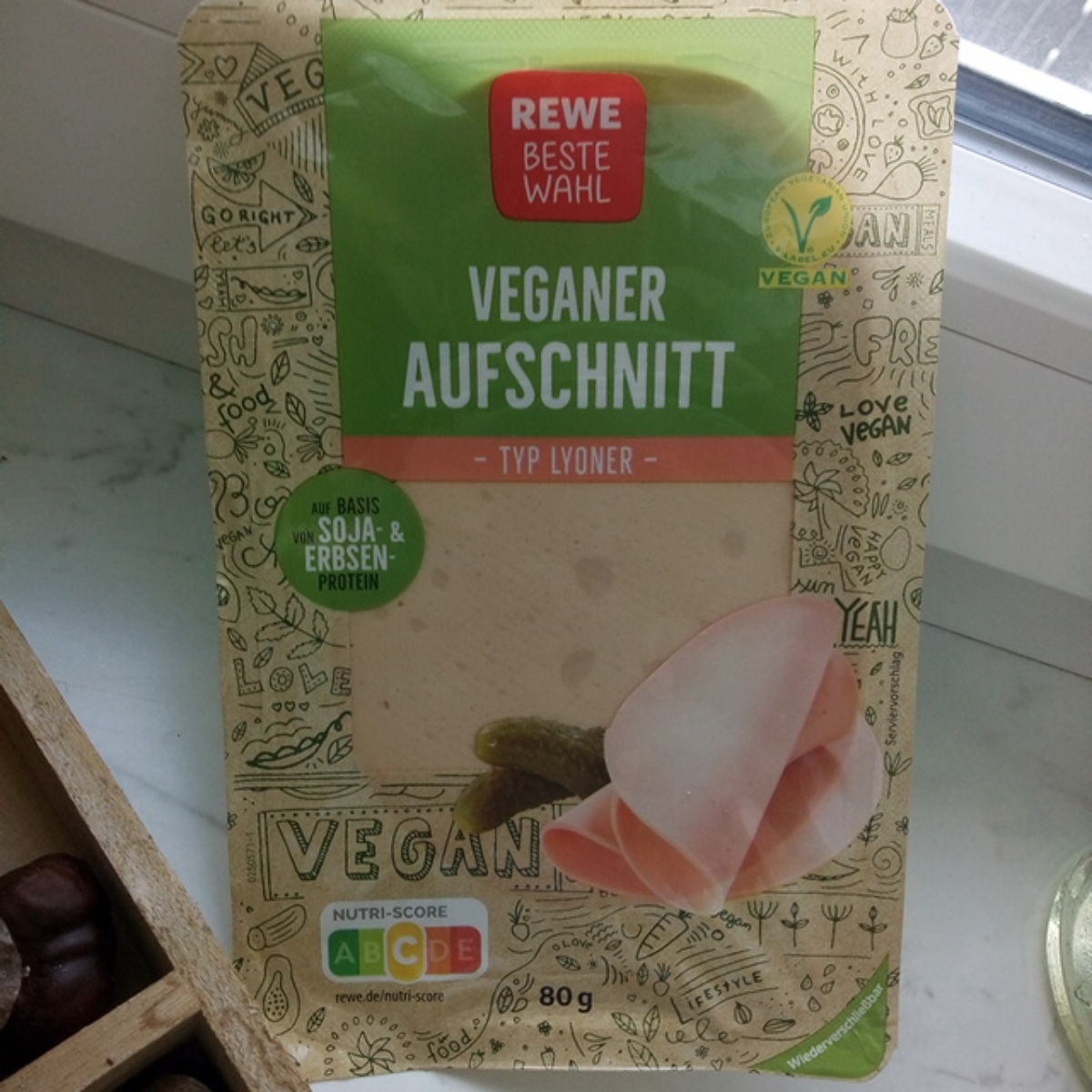 Veganer Aufschnitt - Typ Lyoner from REWE Beste Wahl - Vegan Product ...