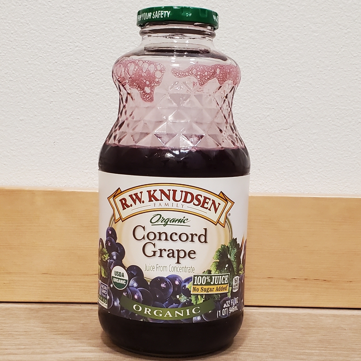Organic 100% concord grape juice from R.W. Knudsen - Vegan Product ...