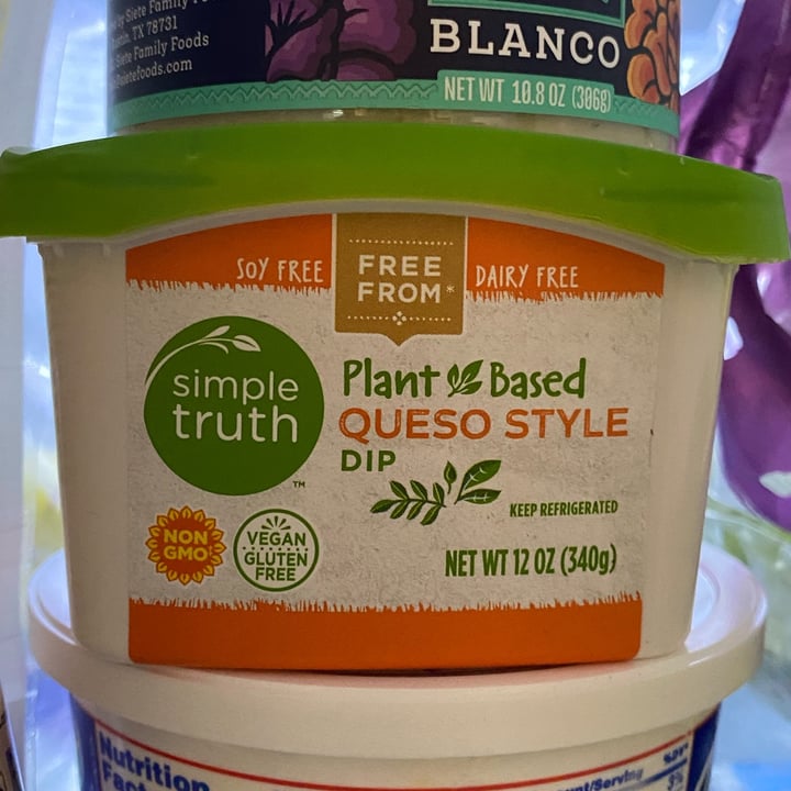 Simple Truth Plant based queso style dip Review | abillion