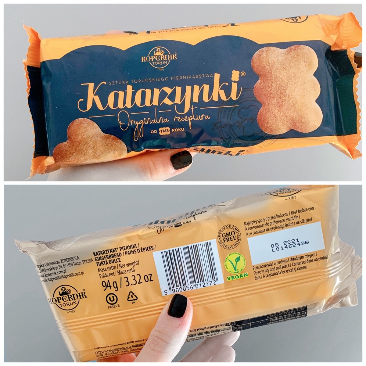 Katarzynki - Gingerbread Cookies from Kopernik Toruń - Vegan Product ...