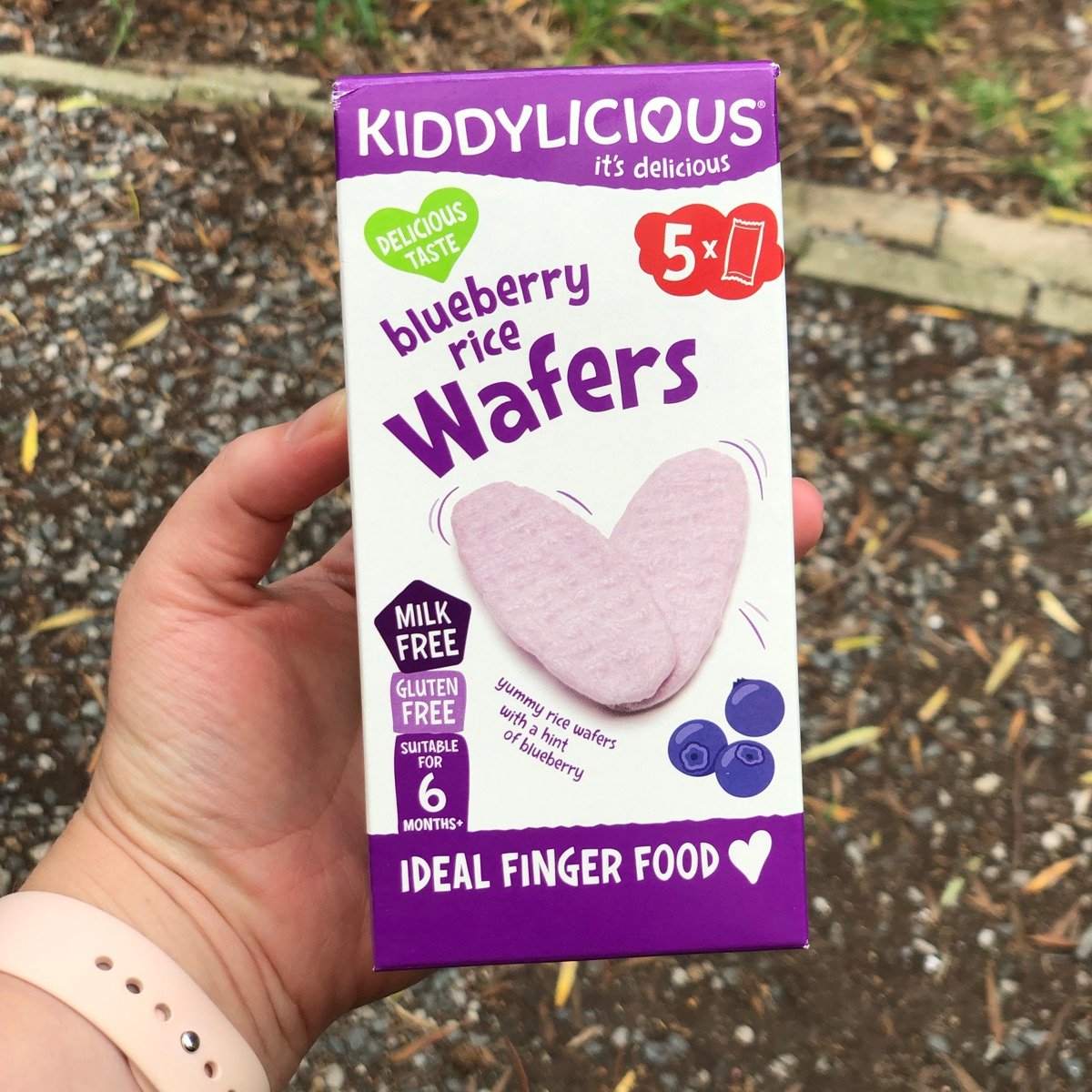 Blueberry Rice Wafers from KiddyLicious - Vegan Product Reviews ...