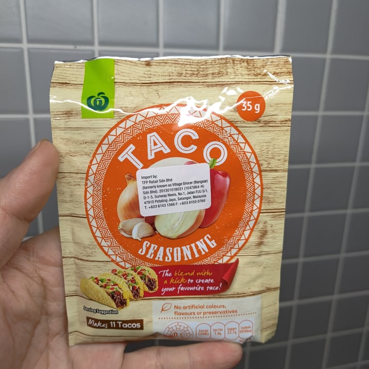 Woolworths Taco Seasoning Review | abillion