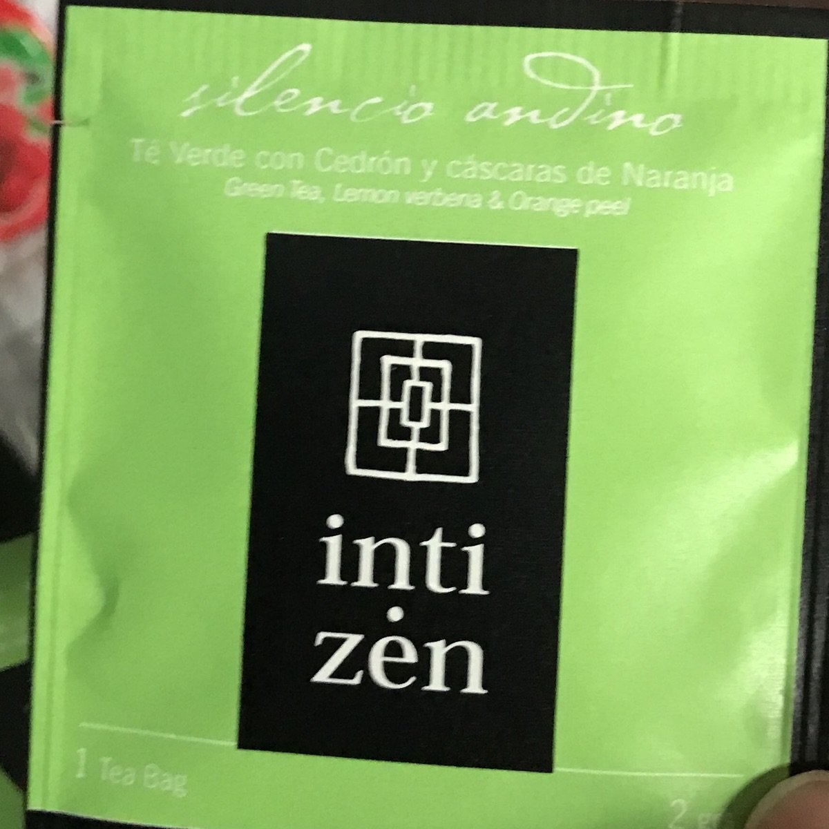 Té verde con cedrón & cáscara de naranja from Inti zen - Vegan Product ...