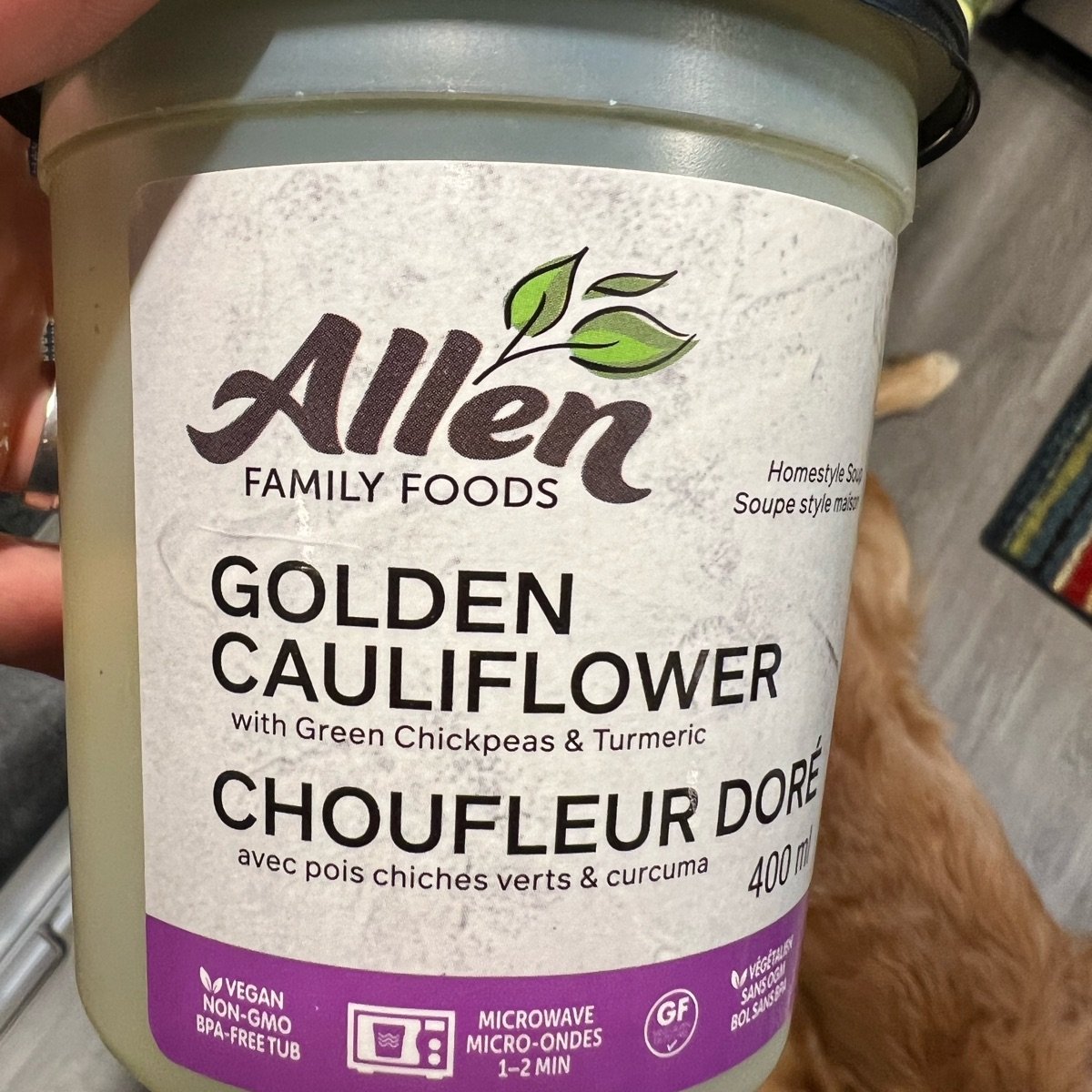 Golden Cauliflower With Green Chickpeas & Turmeric from Allen Family ...