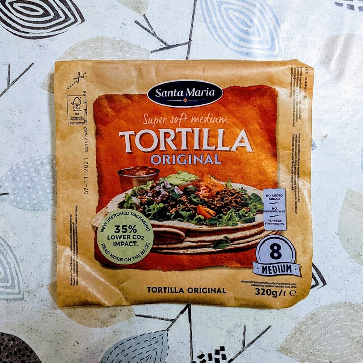 Santa María Super Soft Medium Tortilla Original Review | abillion