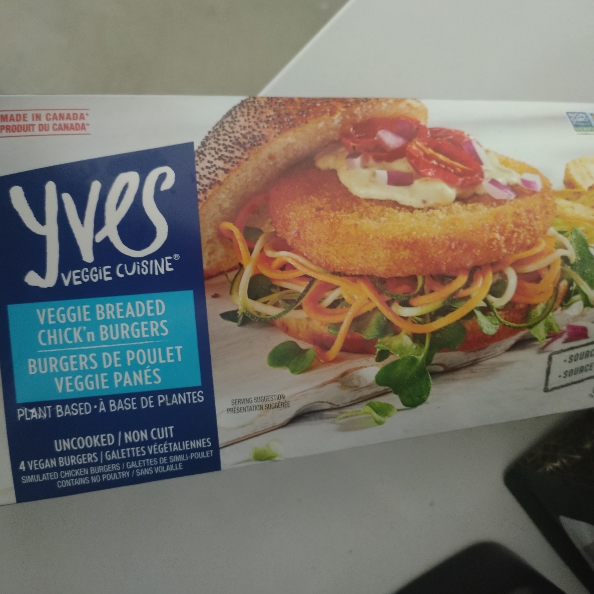 Yves chicken burgers from Yves Veggie Cuisine - Vegan Product Reviews ...