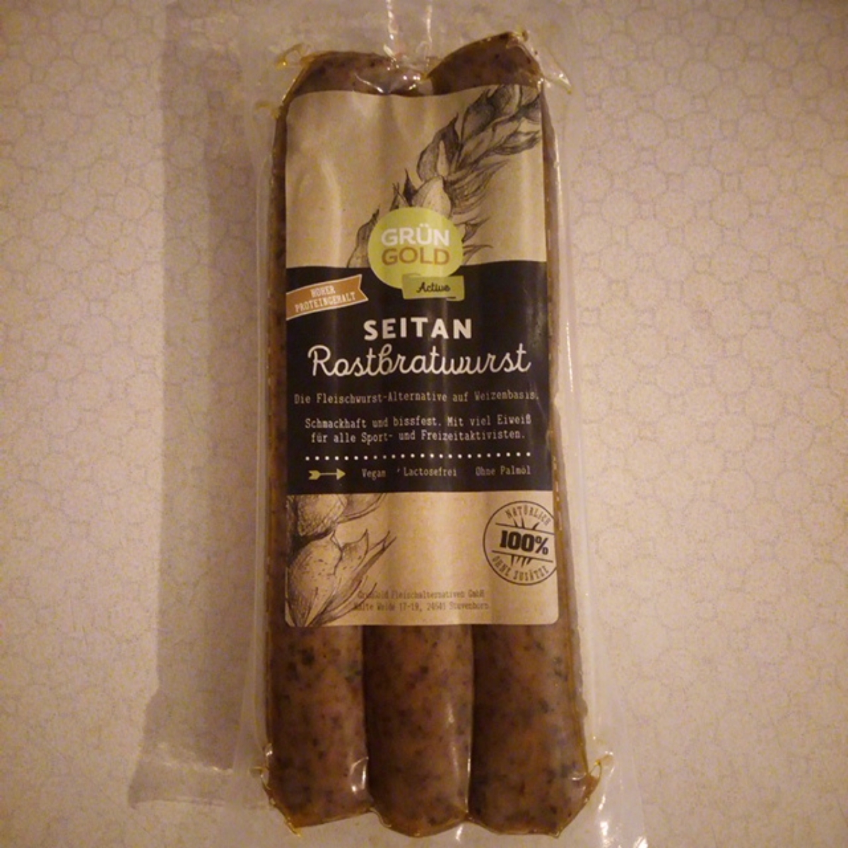 Seitan Rostbratwurst from Grün Gold - Vegan Product Reviews & Ratings ...