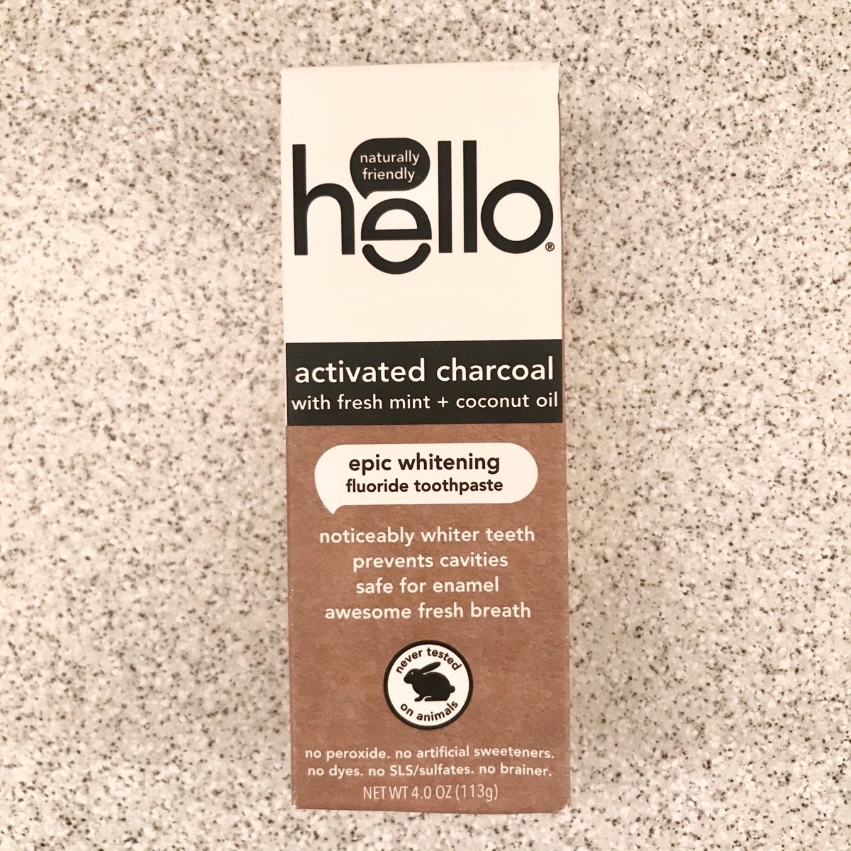 Activated Charcoal Epic Whitening Flouride Free Toothpaste from Hello ...