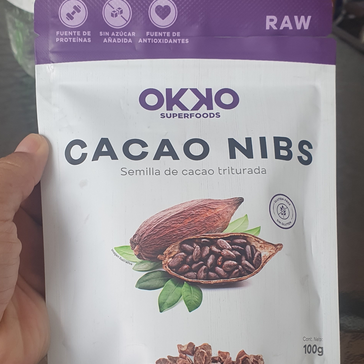 Cacao nibs raw from Okko Super Foods - Vegan Product Reviews & Ratings ...