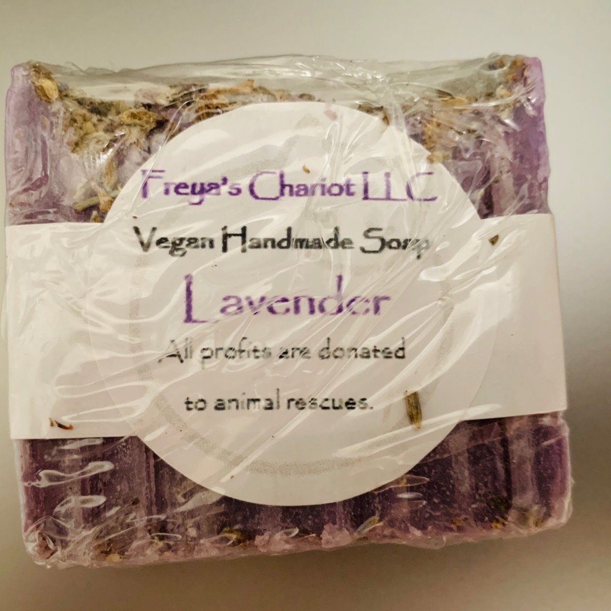 Vegan Bar Soap (Lavender) from Freya’s Chariot - Vegan Product Reviews ...