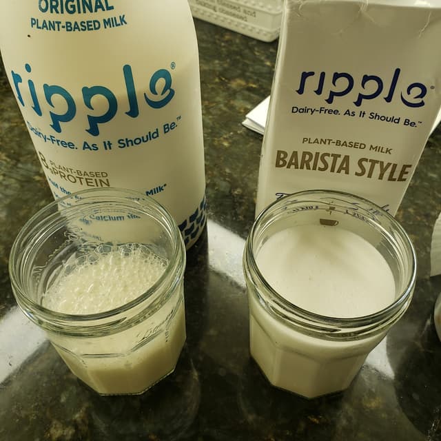 DISCONTINUED Barista Style Plant-Based Milk from Ripple Foods - Vegan ...