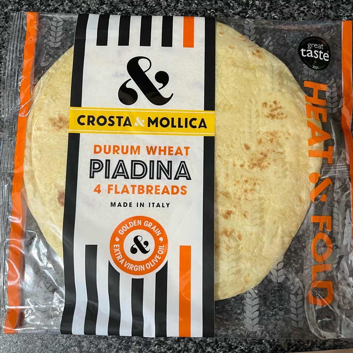 Durum Wheat Piadina from Crosta & Mollica - Vegan Product Reviews ...