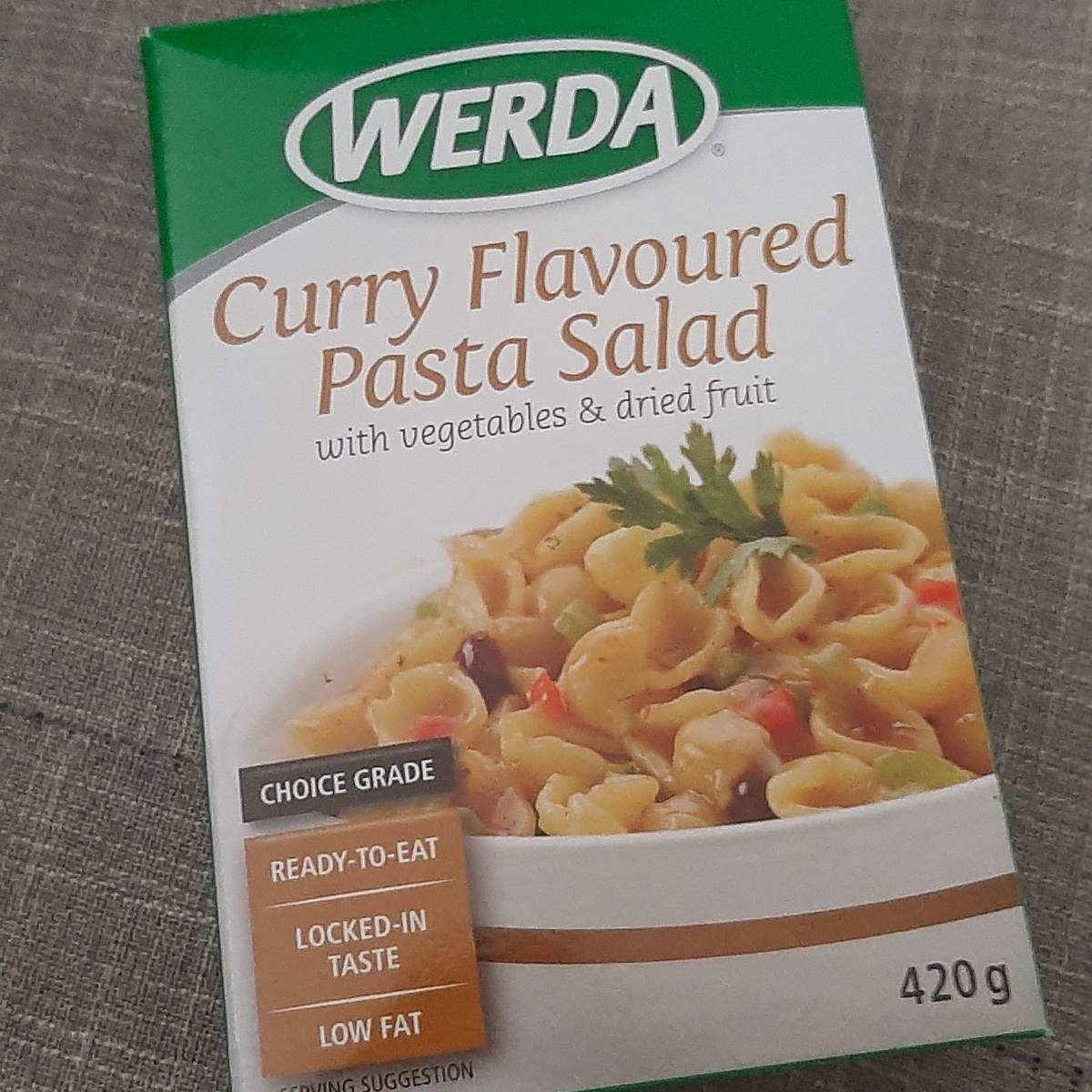 Curry Flavoured Pasta Salad from Werda - Vegan Product Reviews ...