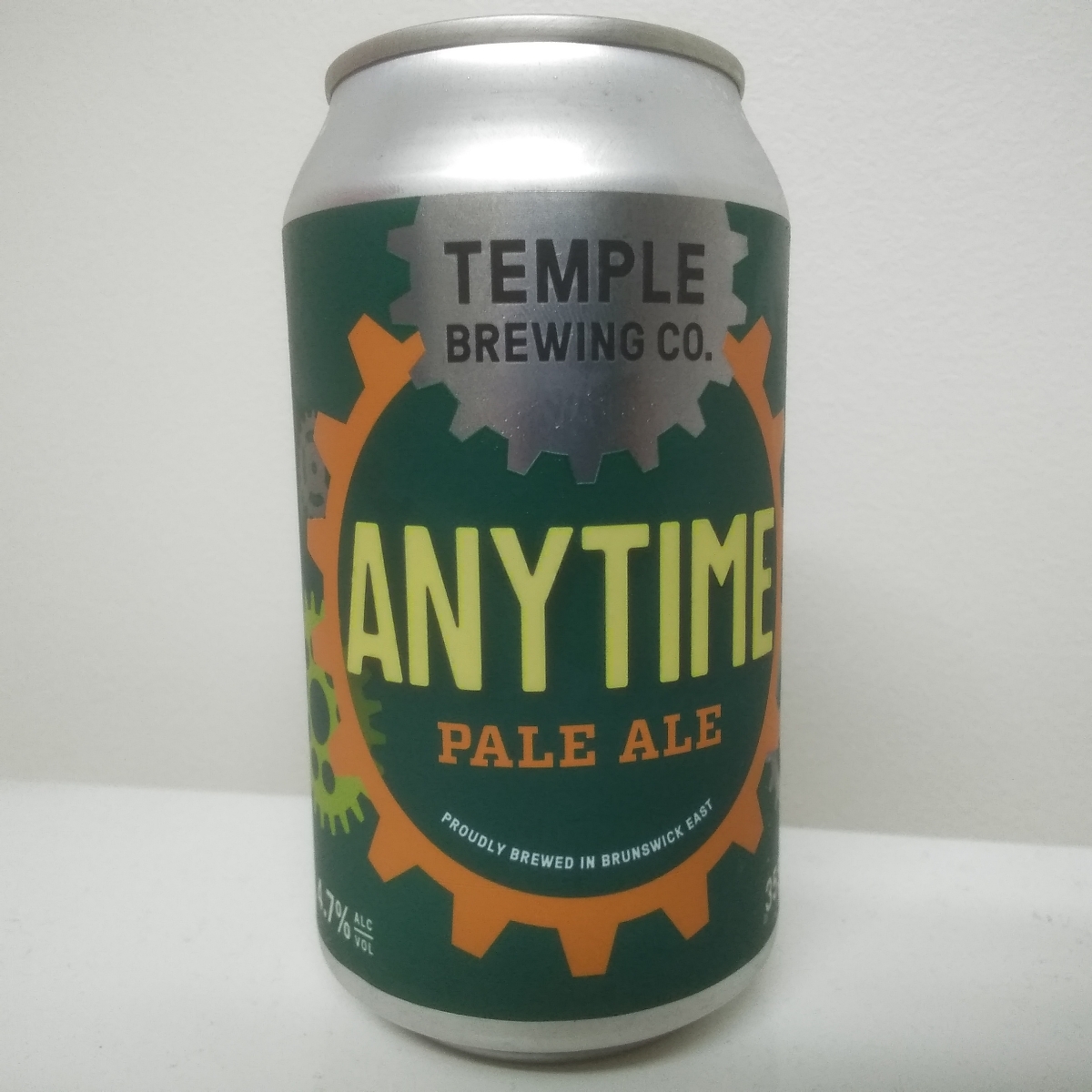 Anytime Pale Ale from Temple Brewing - Vegan Product Reviews & Ratings ...
