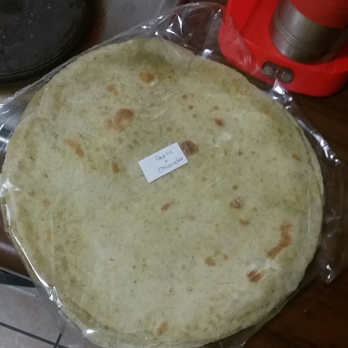 Garlic and Coriander Roti pack from Masala Café - Vegan Product Reviews ...