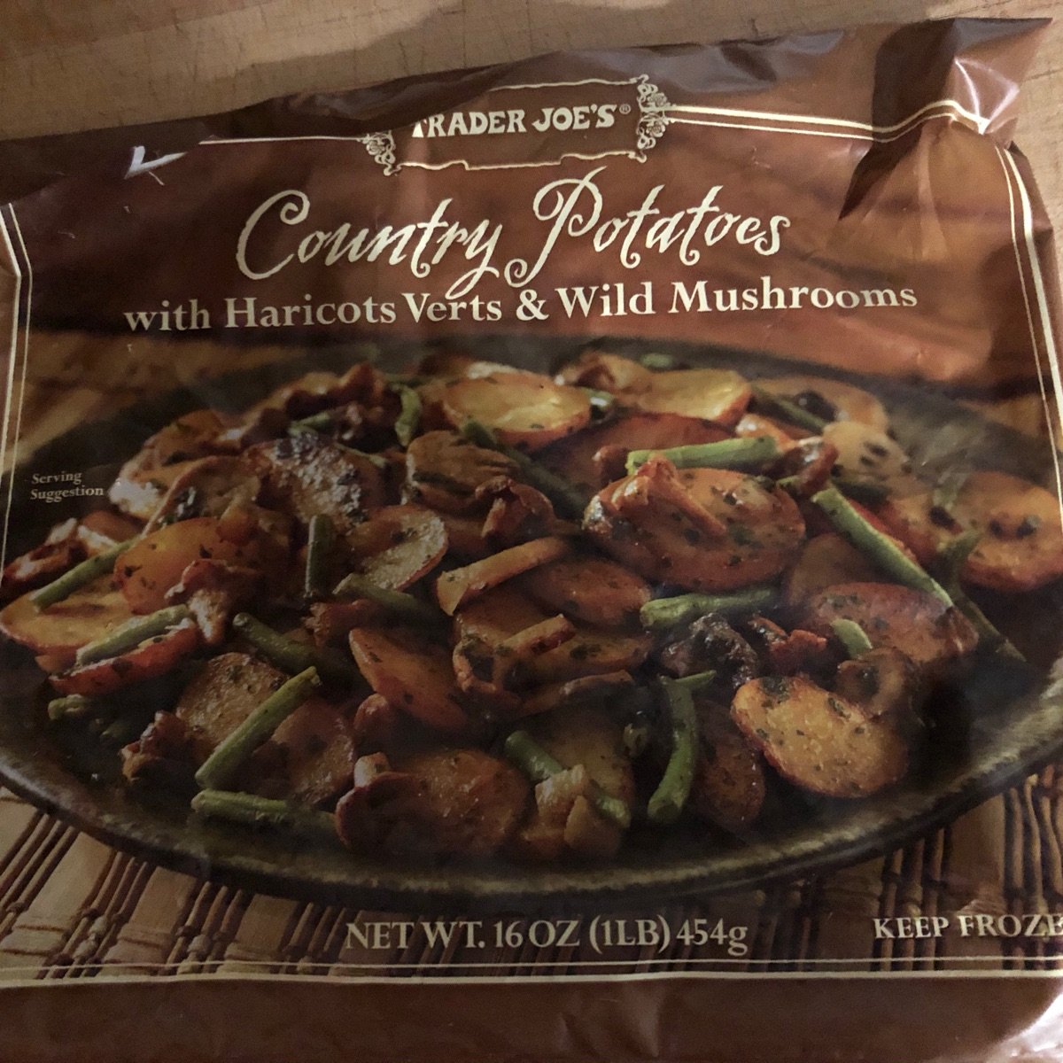 Country Potatoes with Haricot Verts & Wild Mushrooms from Trader Joe's - Vegan Product Reviews ...