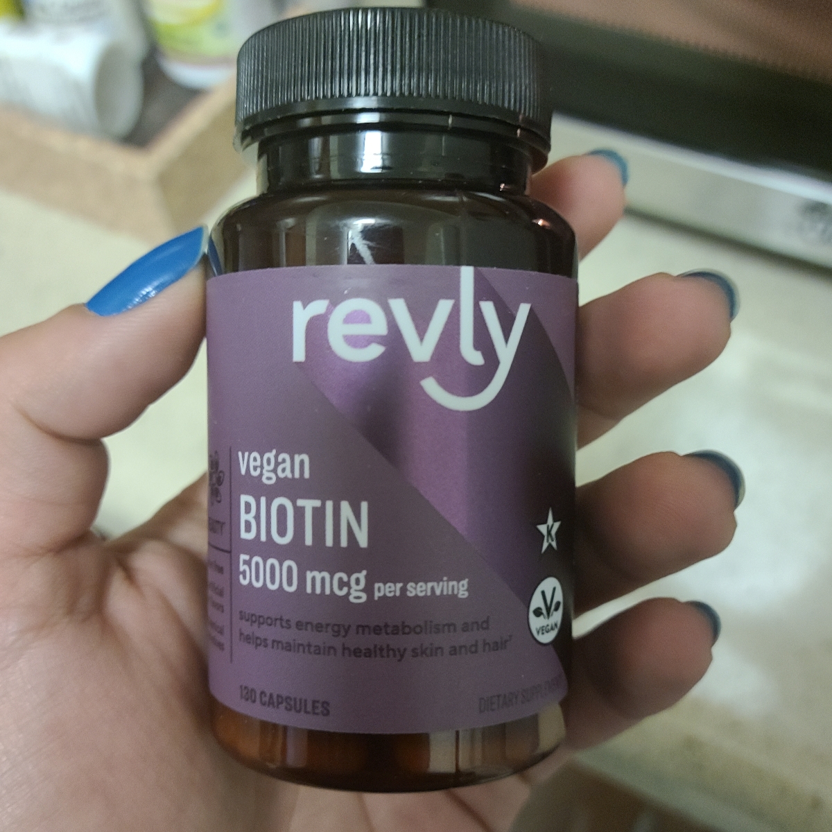 Biotin 5000mcg from Revly - Vegan Product Reviews & Ratings | abillion