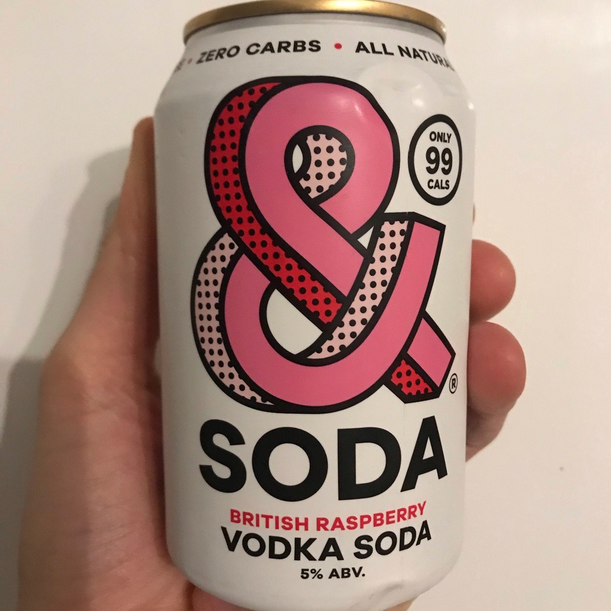 British Raspberry Vodka Soda from And soda - Vegan Product Reviews ...