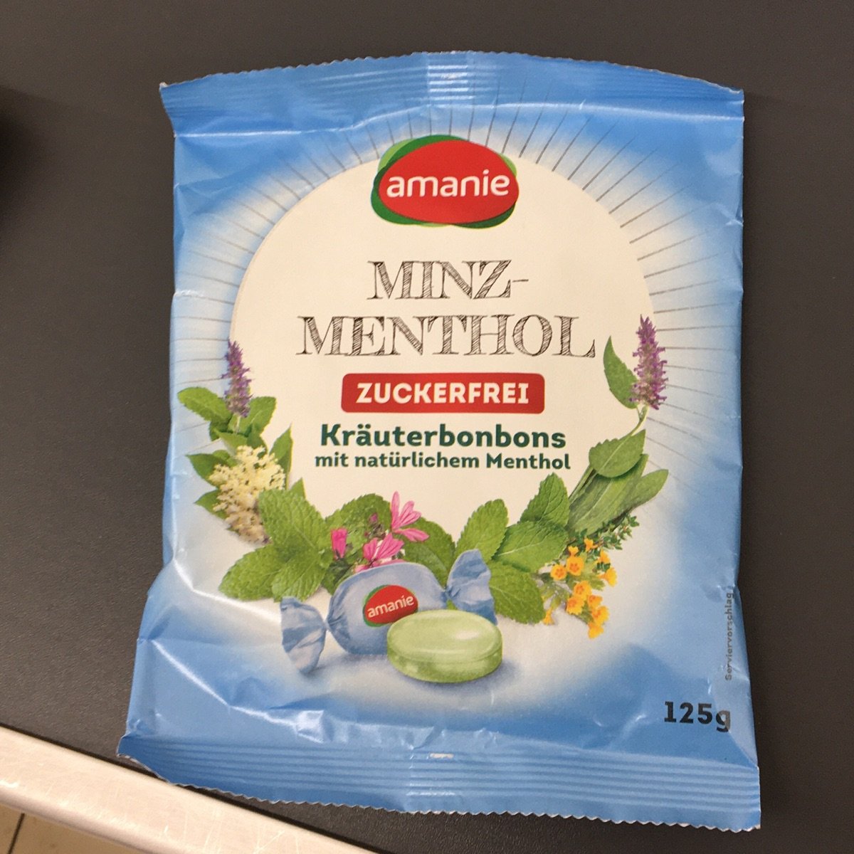 Kräuterbonbons Minz-Menthol zuckerfrei from amanie - Vegan Product ...