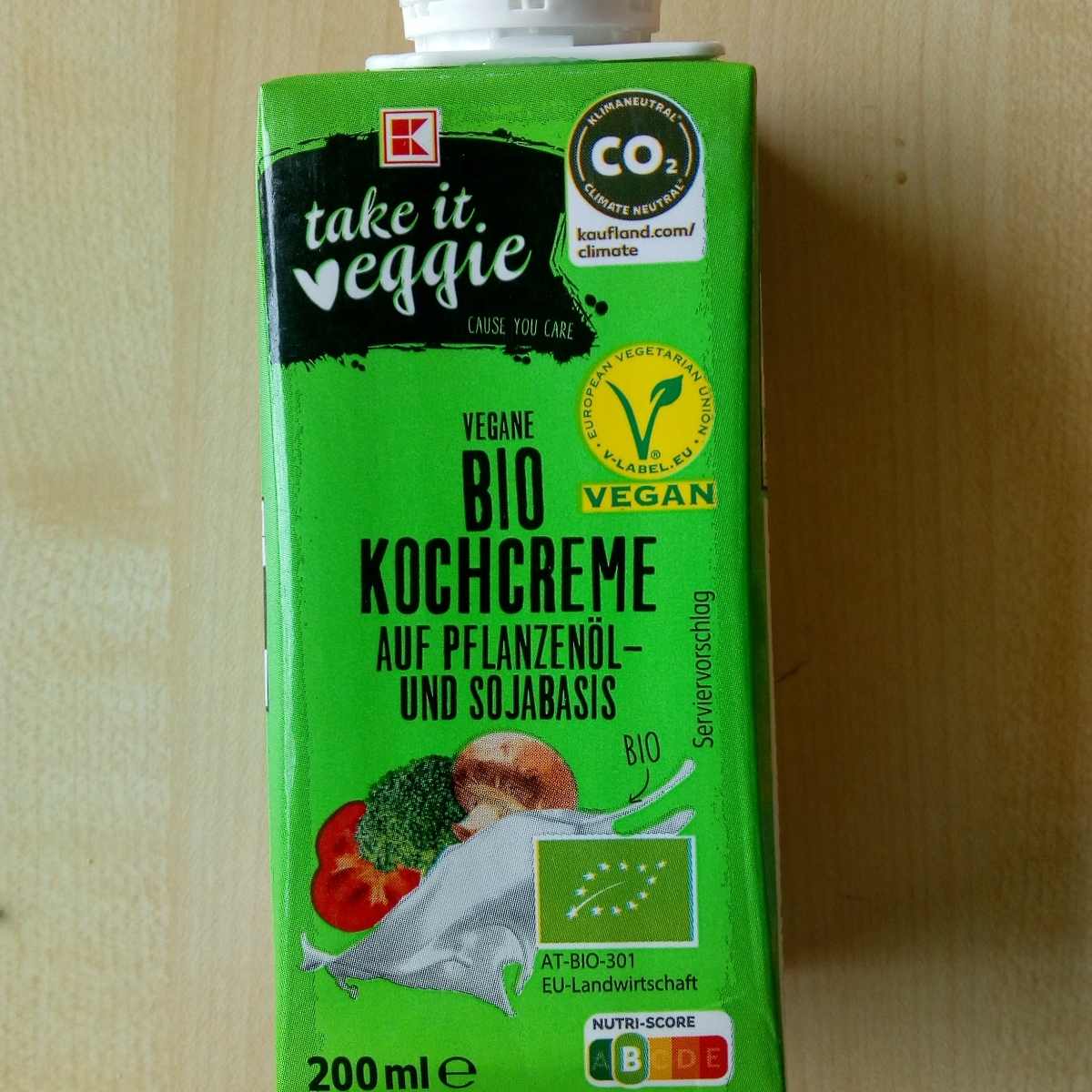 Bio Kochcreme Soja from Kaufland Take it Veggie - Vegan Product Reviews ...