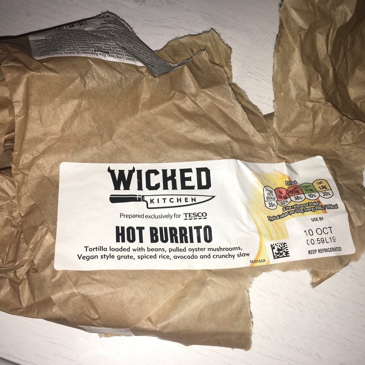 Hot Burrito from Tesco - Vegan Product Reviews & Ratings | abillion