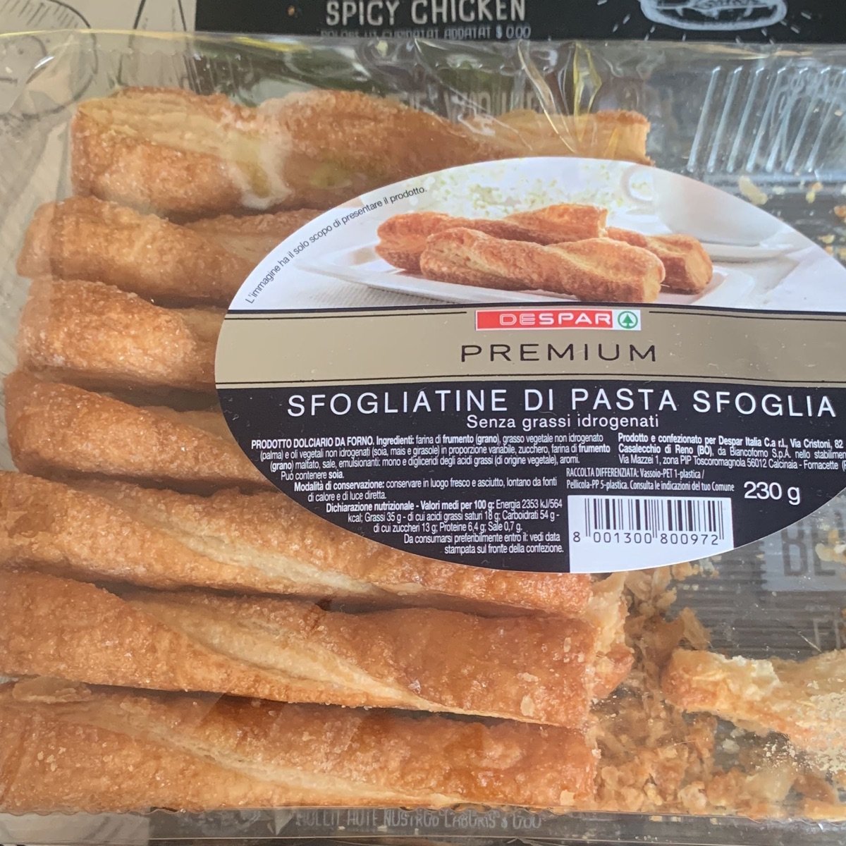 Sfogliatine di pasta sfoglia from Despar premium - Vegan Product ...