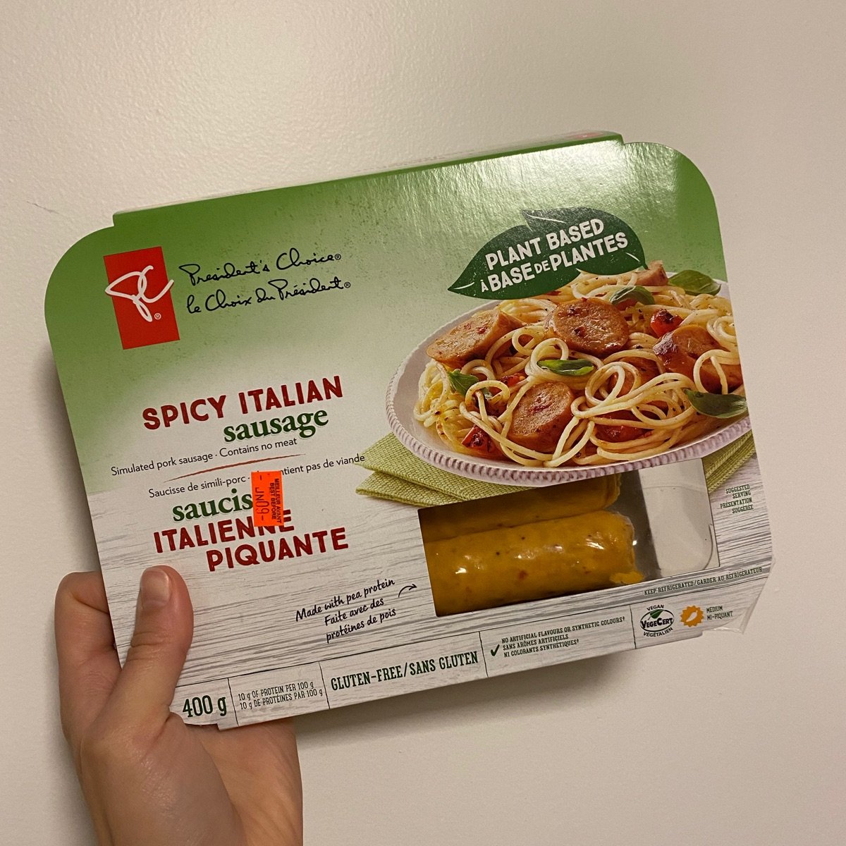Spicy Italian Sausage from President's Choice - Vegan Product Reviews ...