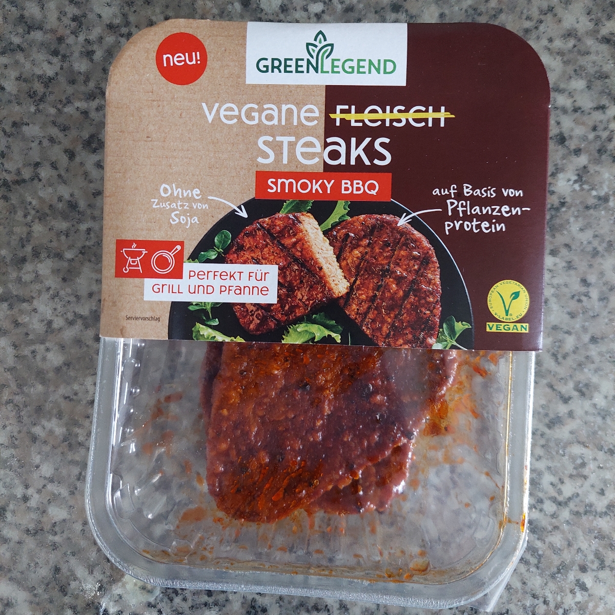 Steaks smoky BBQ from Green Legend - Vegan Product Reviews & Ratings ...