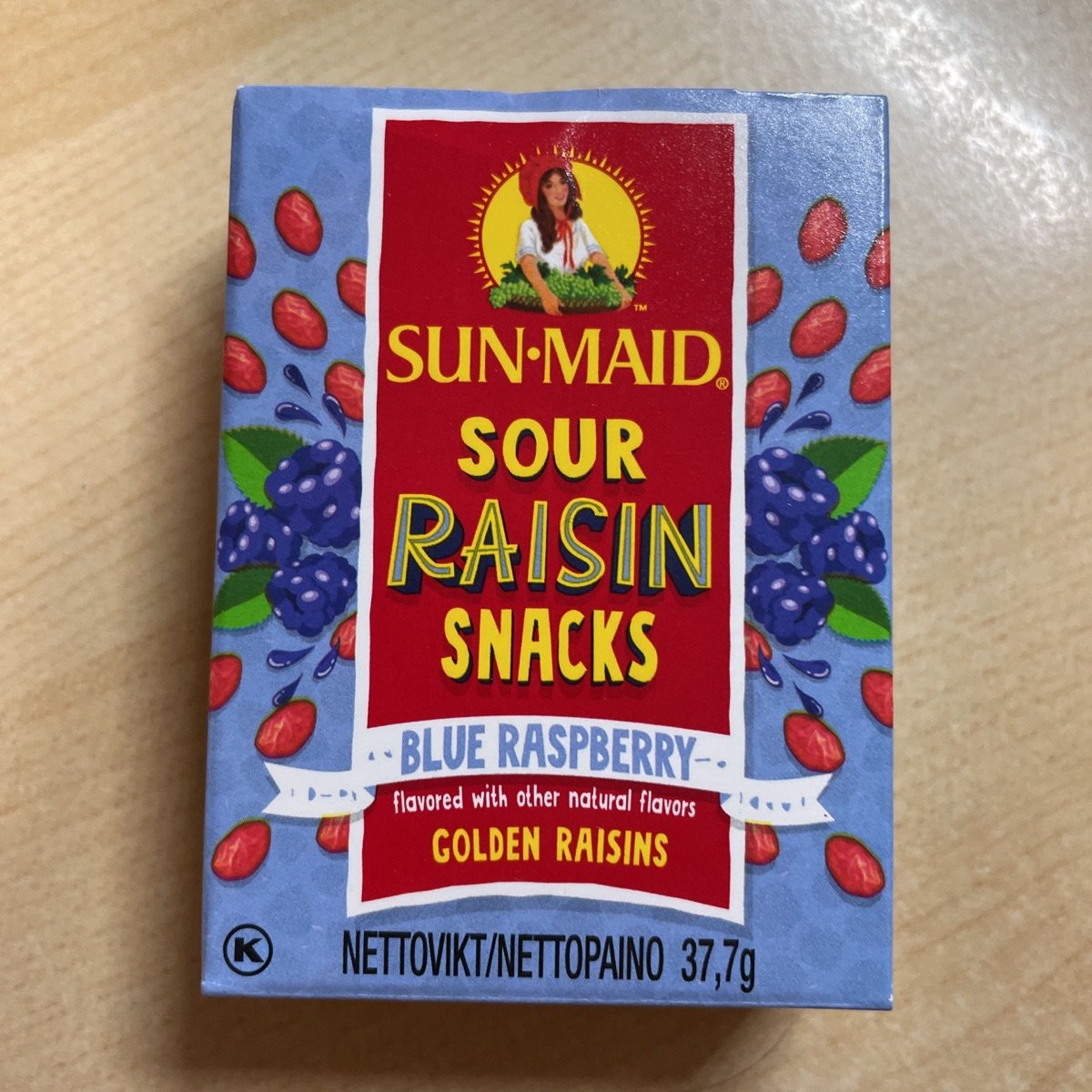 Sun-Maid Sour Raisins Blue Raspberry Reviews | abillion