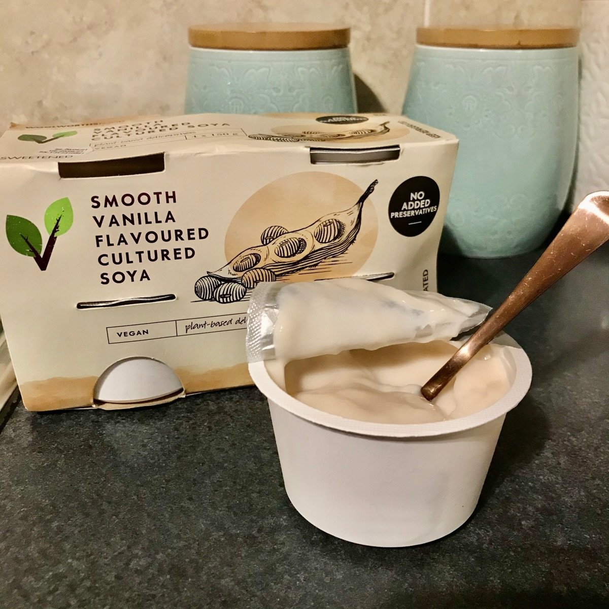 Vanilla Cultured Soya yoghurt from Woolworths Food - Vegan Product ...