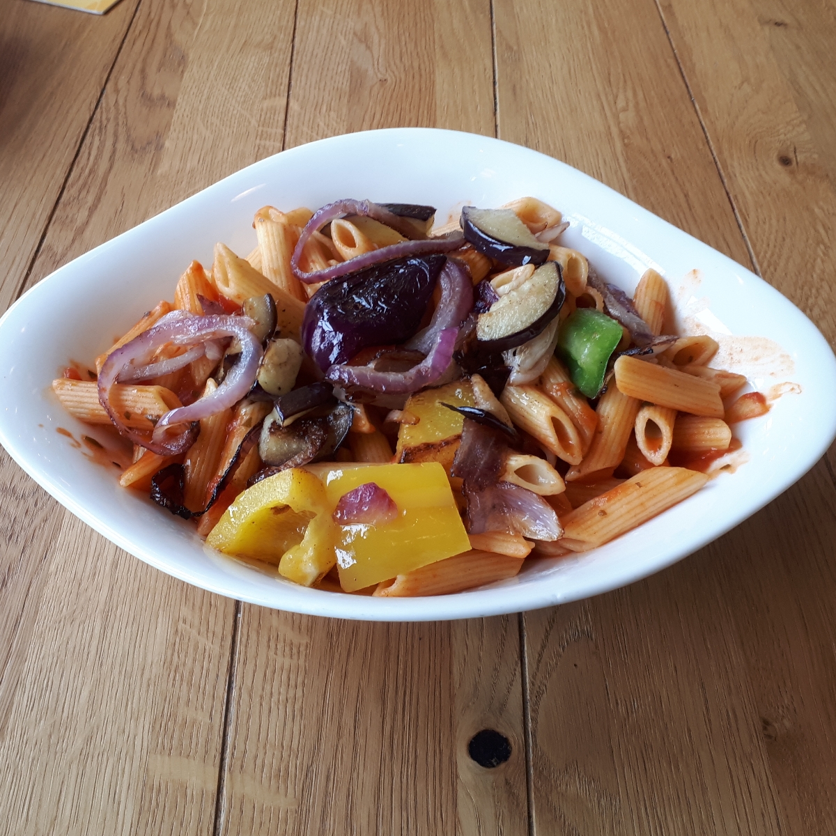 Pasta Pisa - vegane Version - mit Extra-Topping mediterranes Gemüse at ...