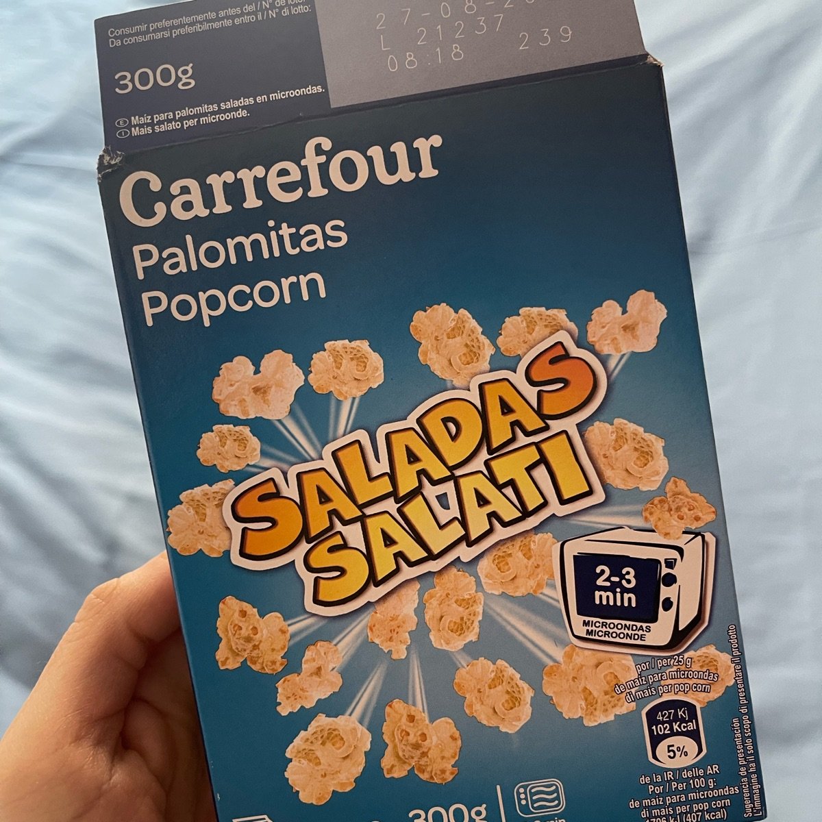 Popcorn per microonde from Carrefour - Vegan Product Reviews & Ratings ...