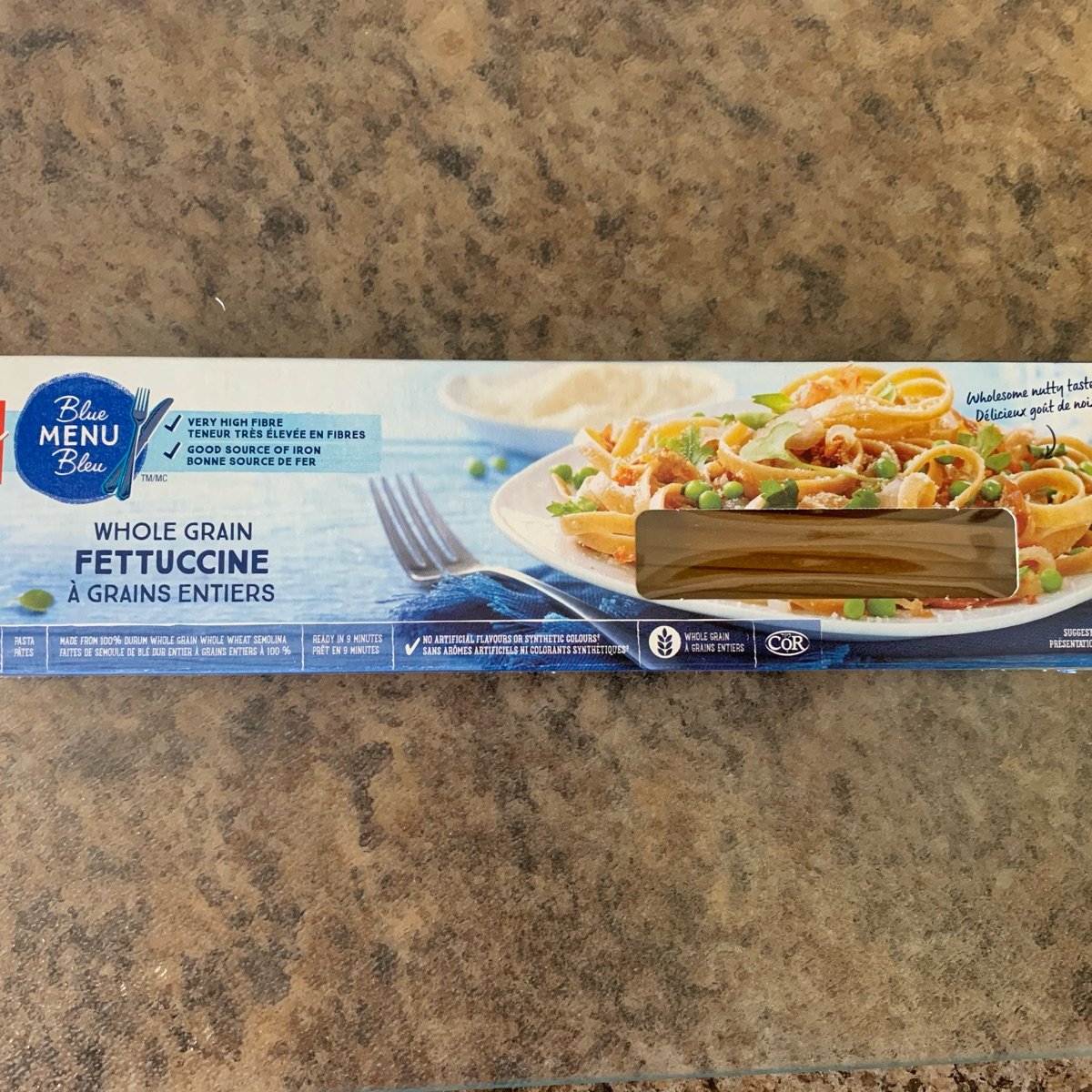 Whole Grain Fettuccine from PC Blue Menu - Vegan Product Reviews ...