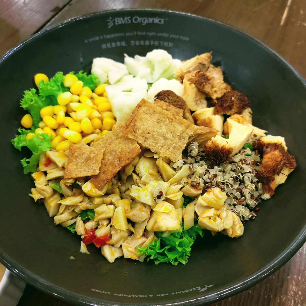 Mushroom Crazy Poke Bowl at BMS Organics, Kuala Lumpur - Vegan Dish ...