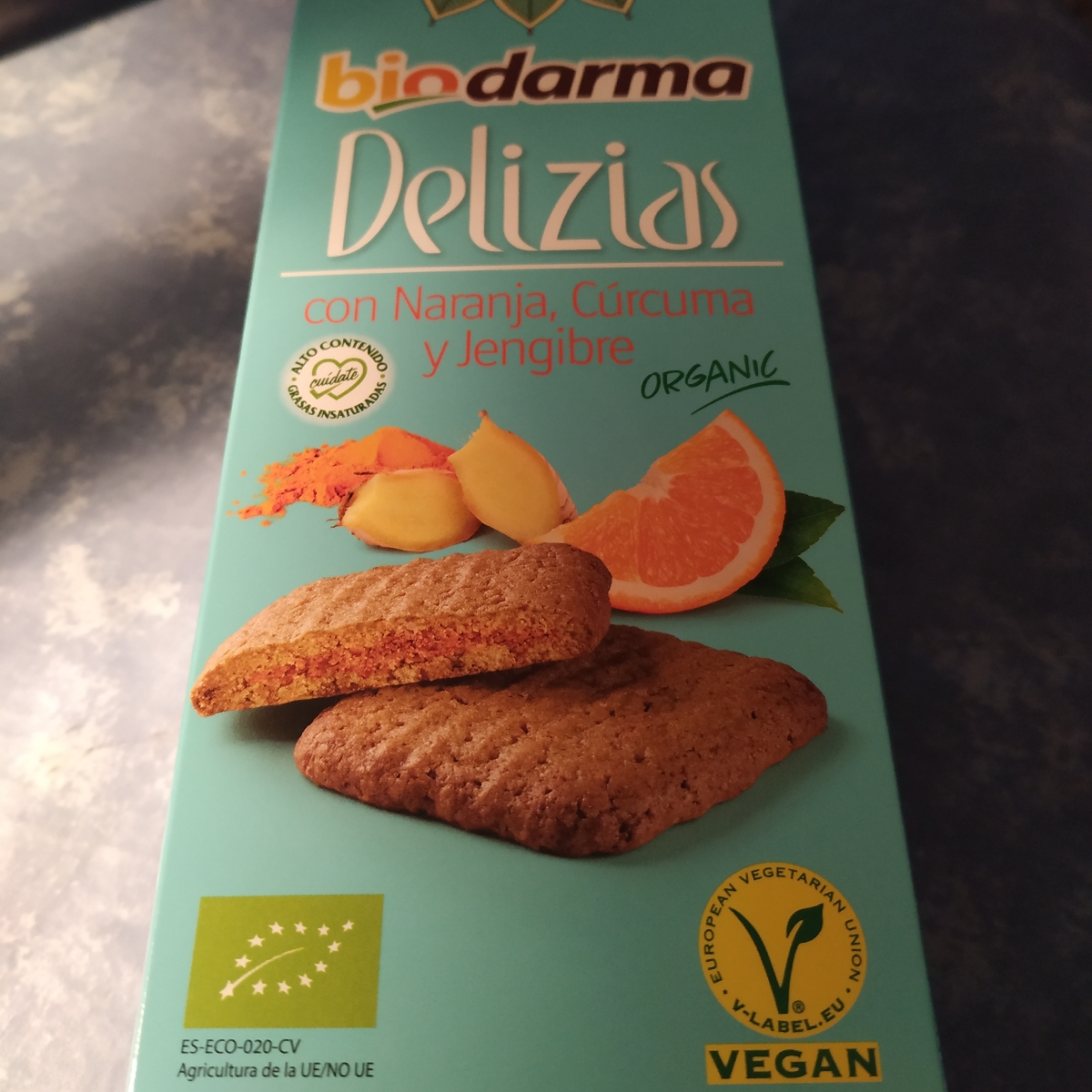 Delizias con Naranja Cúrcuma y Jengibre from Biodarma - Vegan Product ...