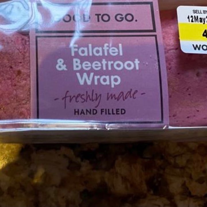 Woolworths Food Falafel and Beetroot Wrap Review | abillion