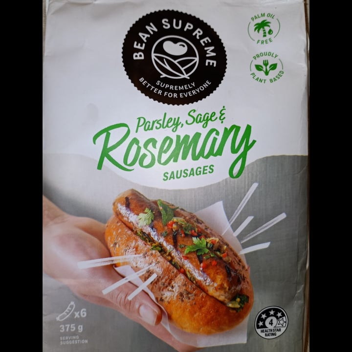 Bean Supreme Parsley Sage & Rosemary Sausages Review | abillion